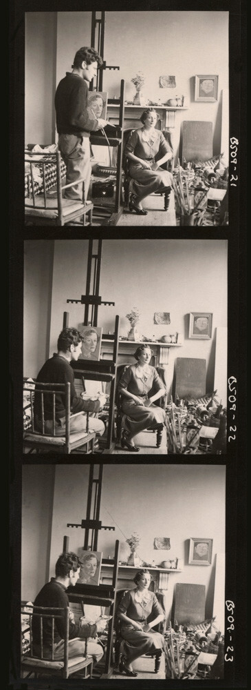 Lucian Freud and Anne Fleming, October 1950 Art Print by Cecil Beaton ...