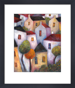 Trees on a Suburban Rise Art Print by Jeremy Mayes | King & McGaw