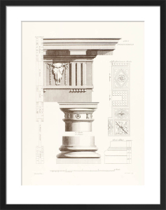 Orders of Architecture: The Roman or Composite Order Art Print by Sir ...