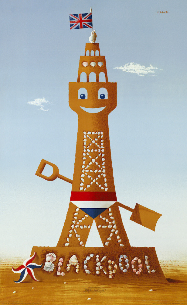 Blackpool Art Print by Abram Games | King & McGaw