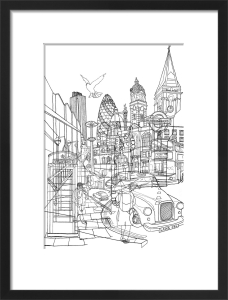 Paris Art Print by David Bushell | King & McGaw