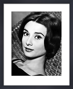 Audrey Hepburn, September 1954 Art Print by Mirrorpix | King & McGaw