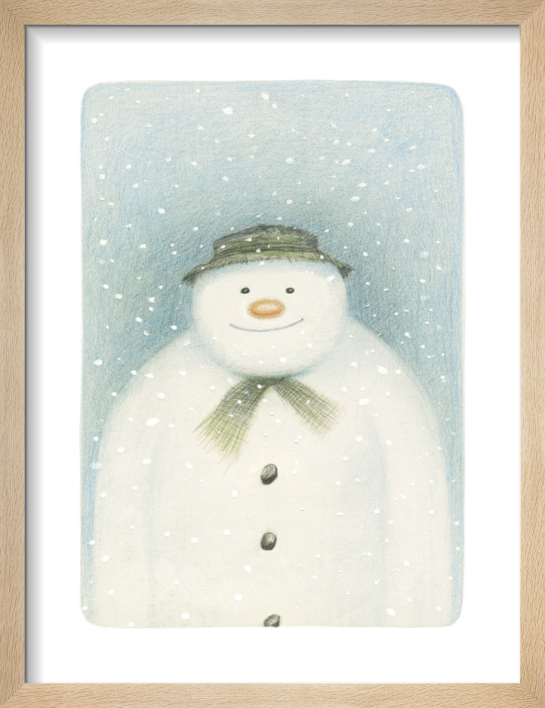 The Snowman Art Print by Raymond Briggs | King & McGaw