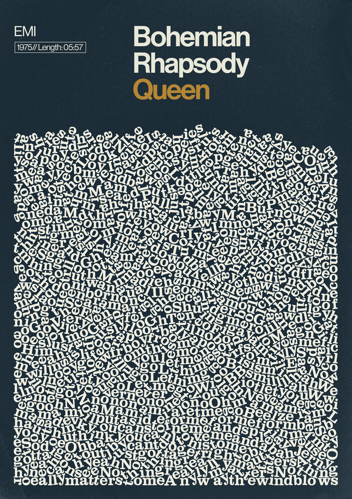 Bohemian Rhapsody - Queen Art Print by Reign & Hail | King & McGaw