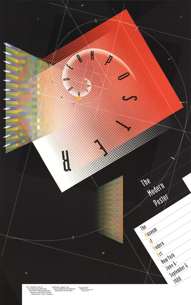The Modern Poster (1988) Rare Poster by April Greiman | King & McGaw