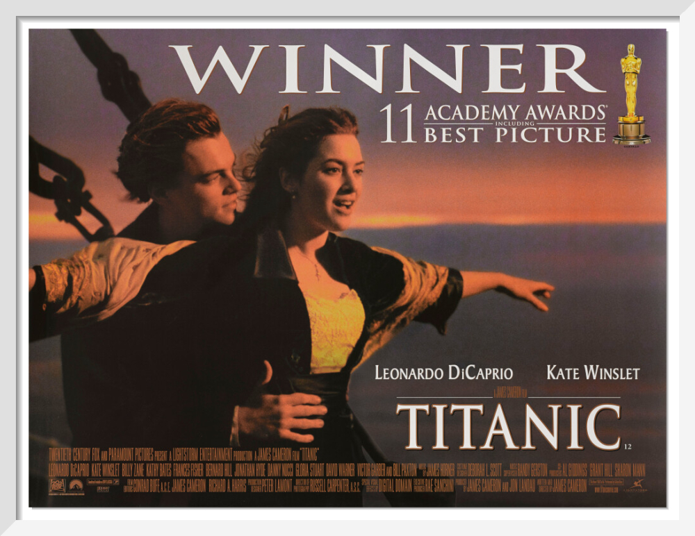 titanic 1997 original poster