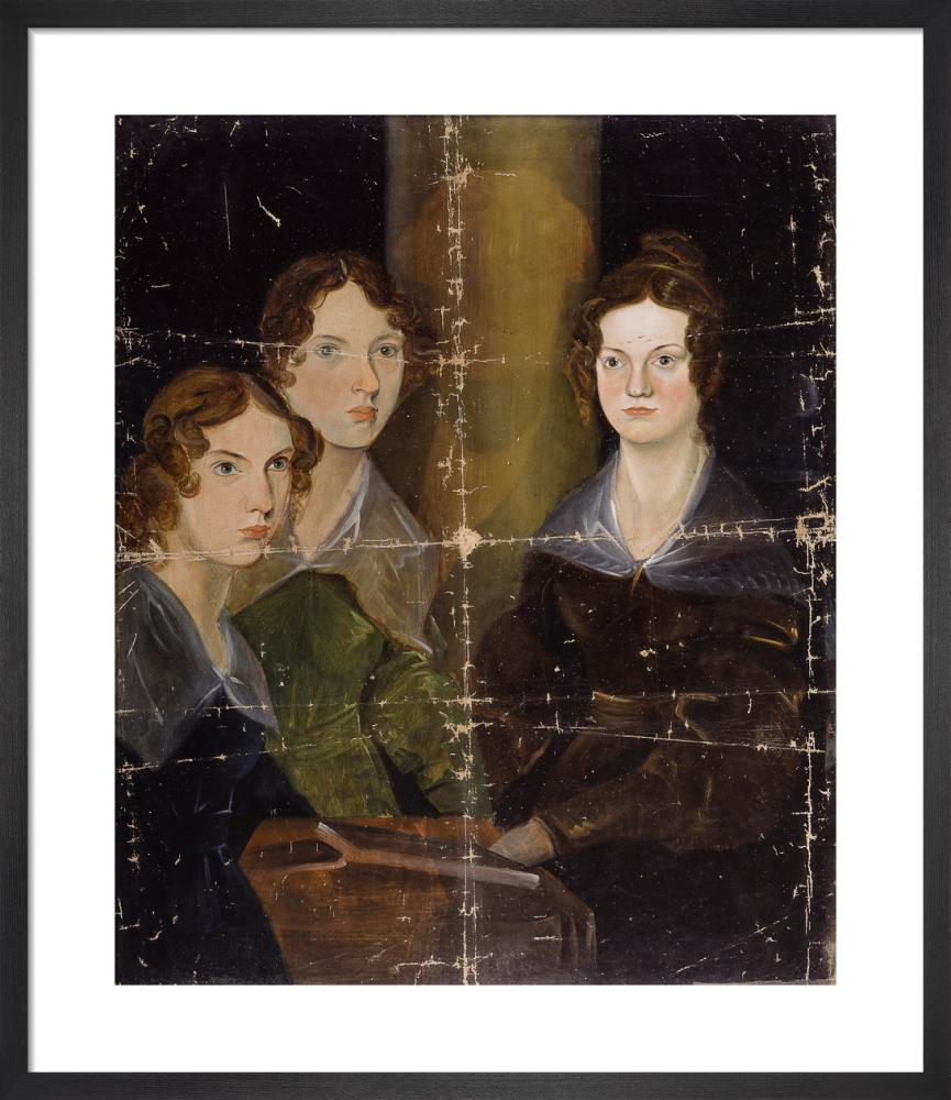 The Brontë Sisters (Anne Brontë; Emily Brontë; Charlotte Brontë), circa ...