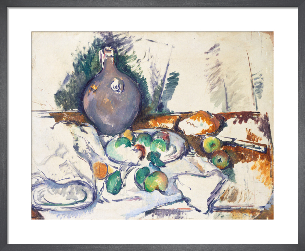 Still Life with Water Jug, c.1892-3 Art Print by Paul Cezanne | King ...
