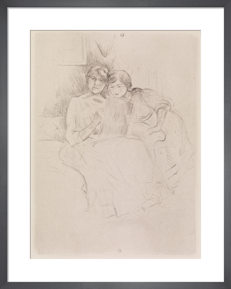 Berthe Morisot Drawing, with Her Daughter, 1889 Art Print by Berthe ...