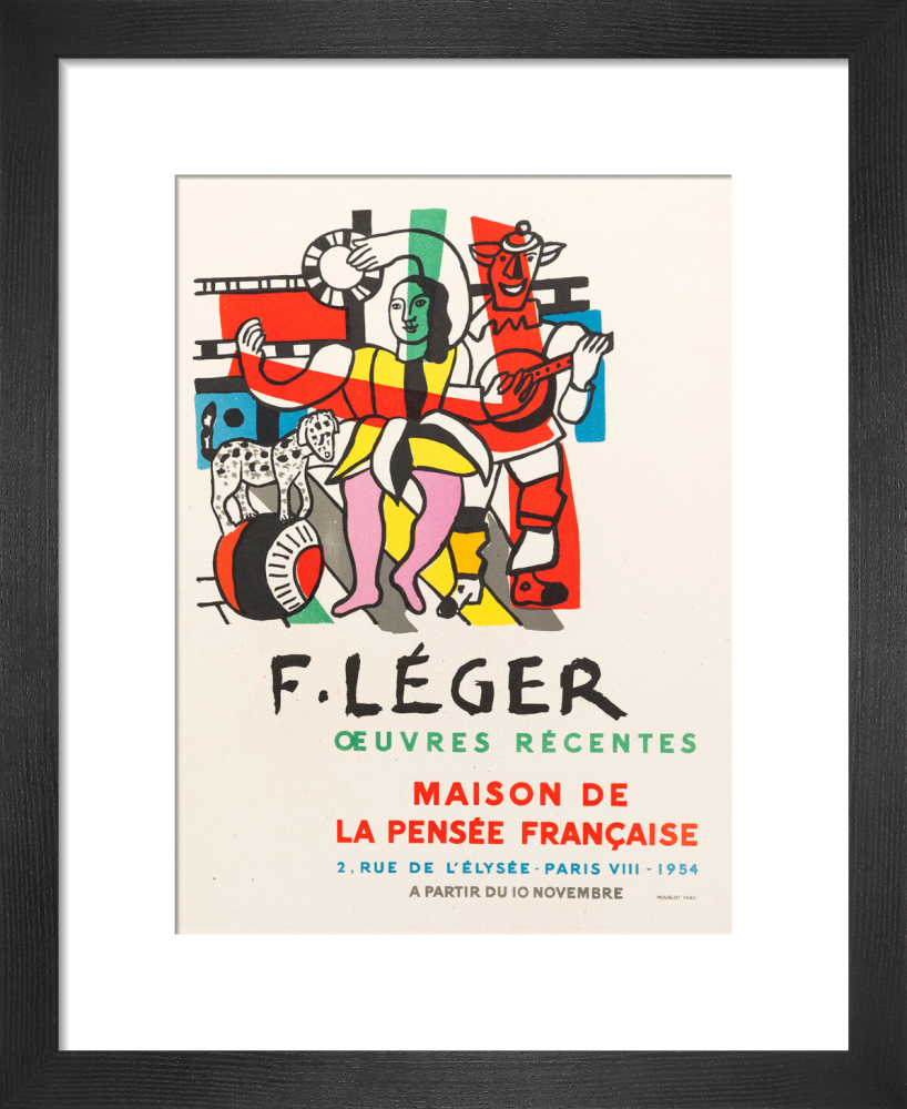 Maison de la Pensée Francaise, 1954 Rare Poster by Fernand Léger | King ...