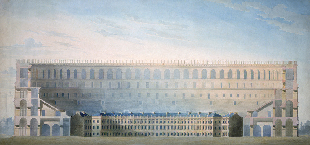 The Colosseum Rome and the Circus Bath Art Print by The Soane Office ...