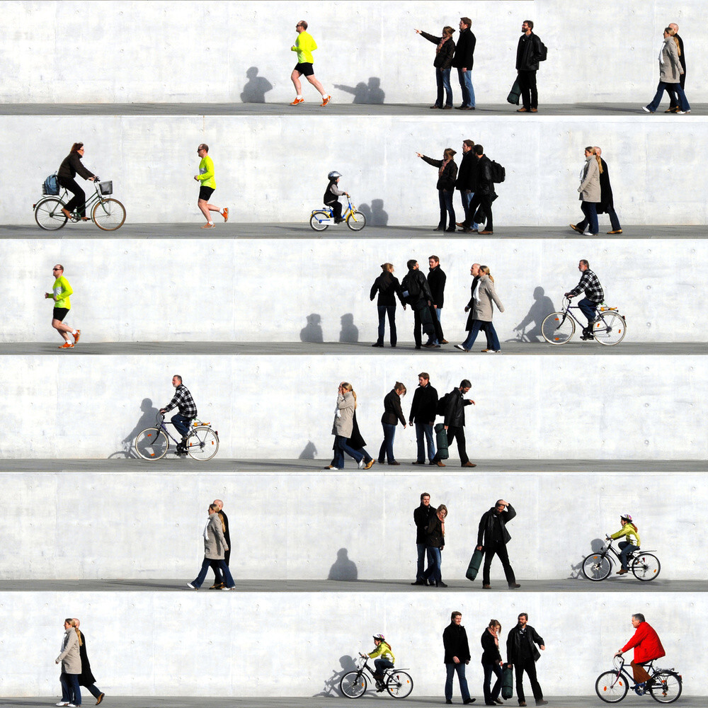 Wall People Detail No.1 Art Print by Eka Sharashidze | King & McGaw