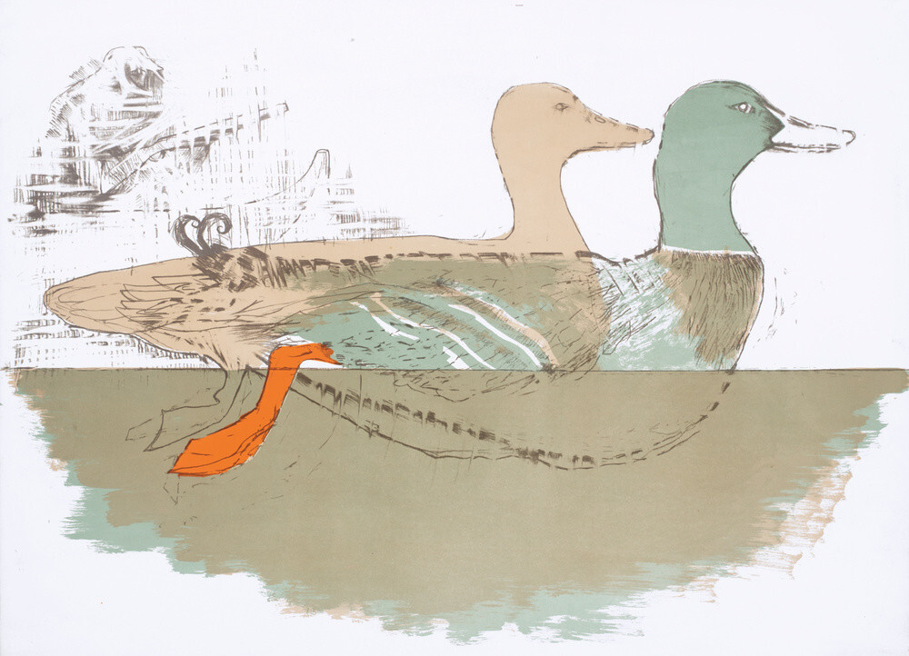 Ducks 1967 Art Print by Elisabeth Frink | King & McGaw