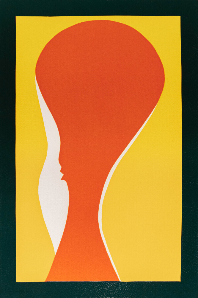 Pur profil de l'aimée, 1972 Rare Print by André Verdet | King & McGaw
