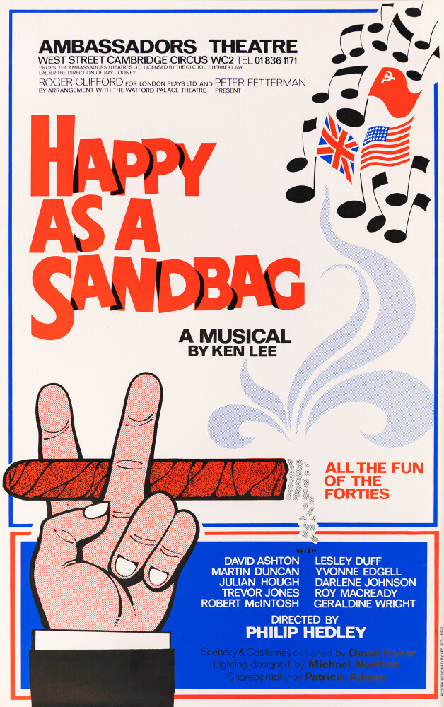 Happy as a Sandbag Rare Poster by Rare Theatre Posters | King & McGaw
