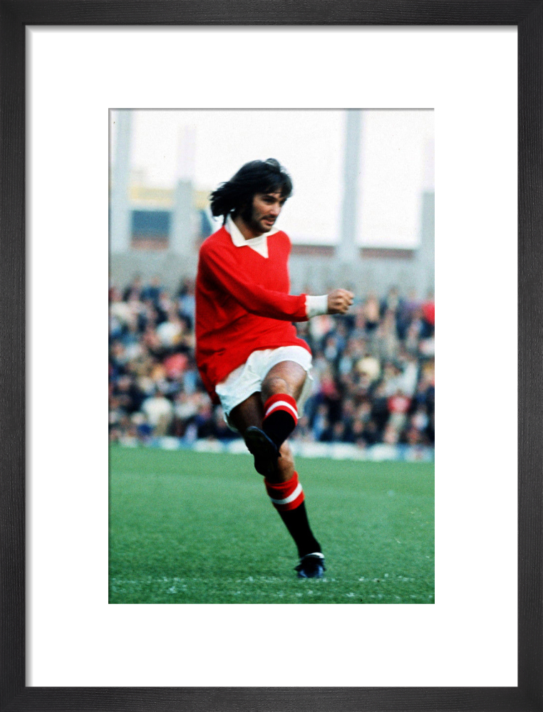George Best 1971 Manchester United Art Print by Mirrorpix | King & McGaw
